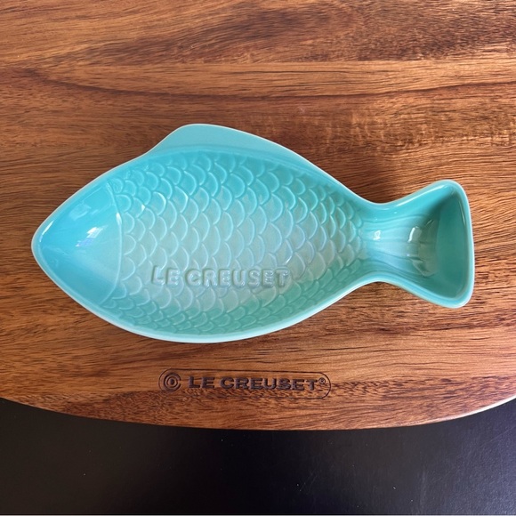 Le Creuset | Dining | Nib Le Creuset Small Fish Dish Cool Mint | Poshmark